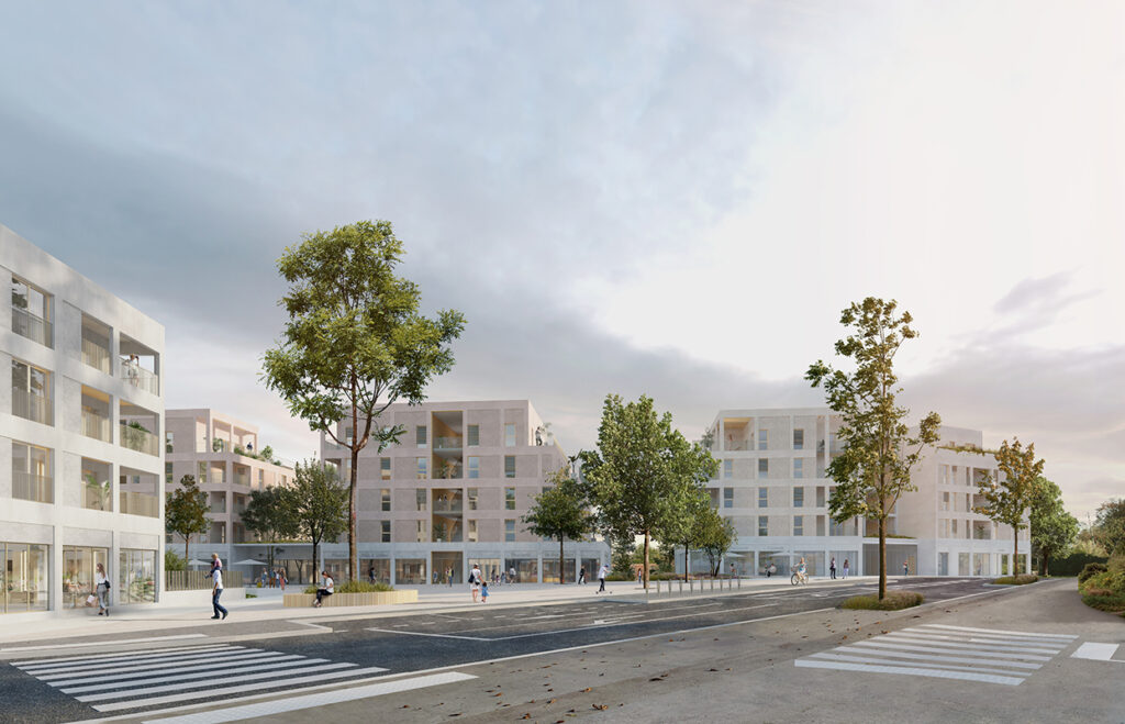 Prolongement du centre de Dardilly - Exndo Architectures - Etienne ...